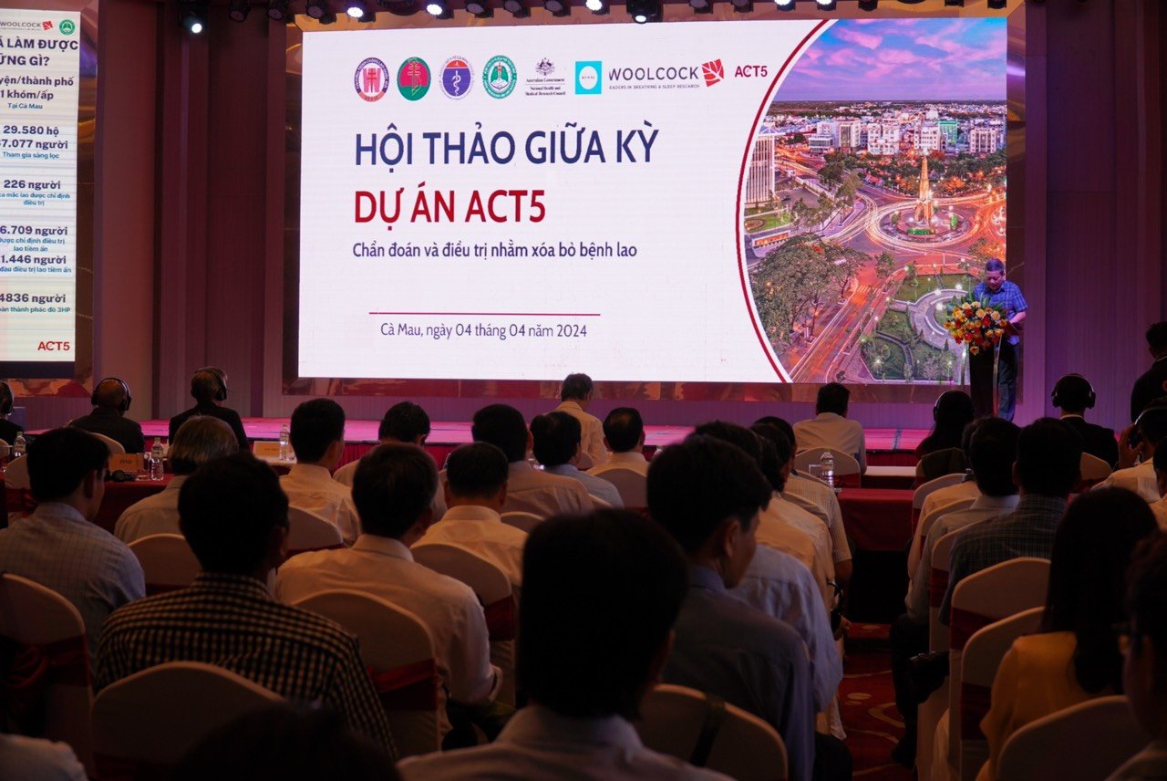 Hội thảo giữa kỳ Dự án ACT5 Chẩn đoán và điều trị nhằm xoá bỏ bệnh lao