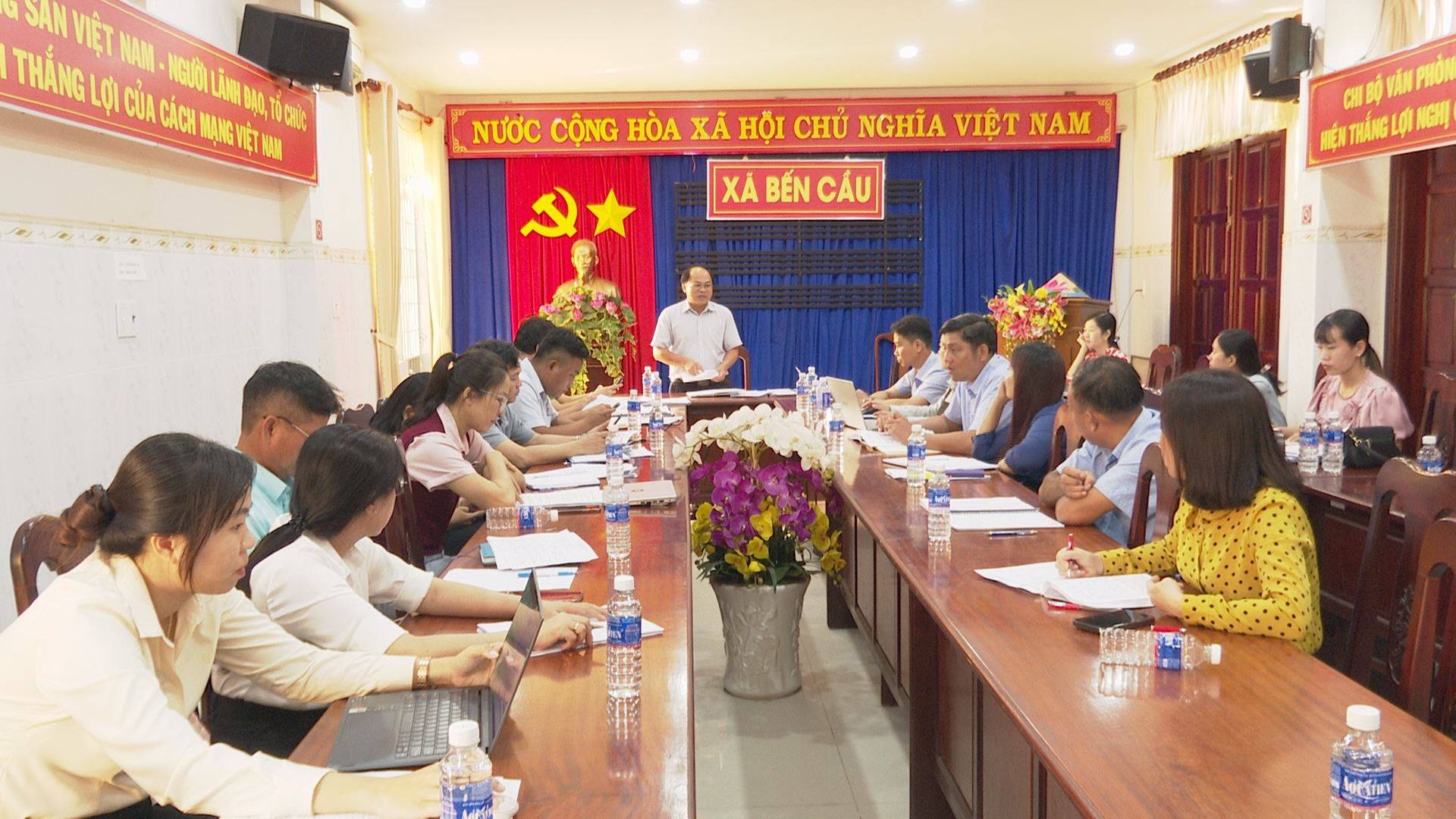 Ủy ban bầu cử xã Bến Cầu họp phiên thứ nhất