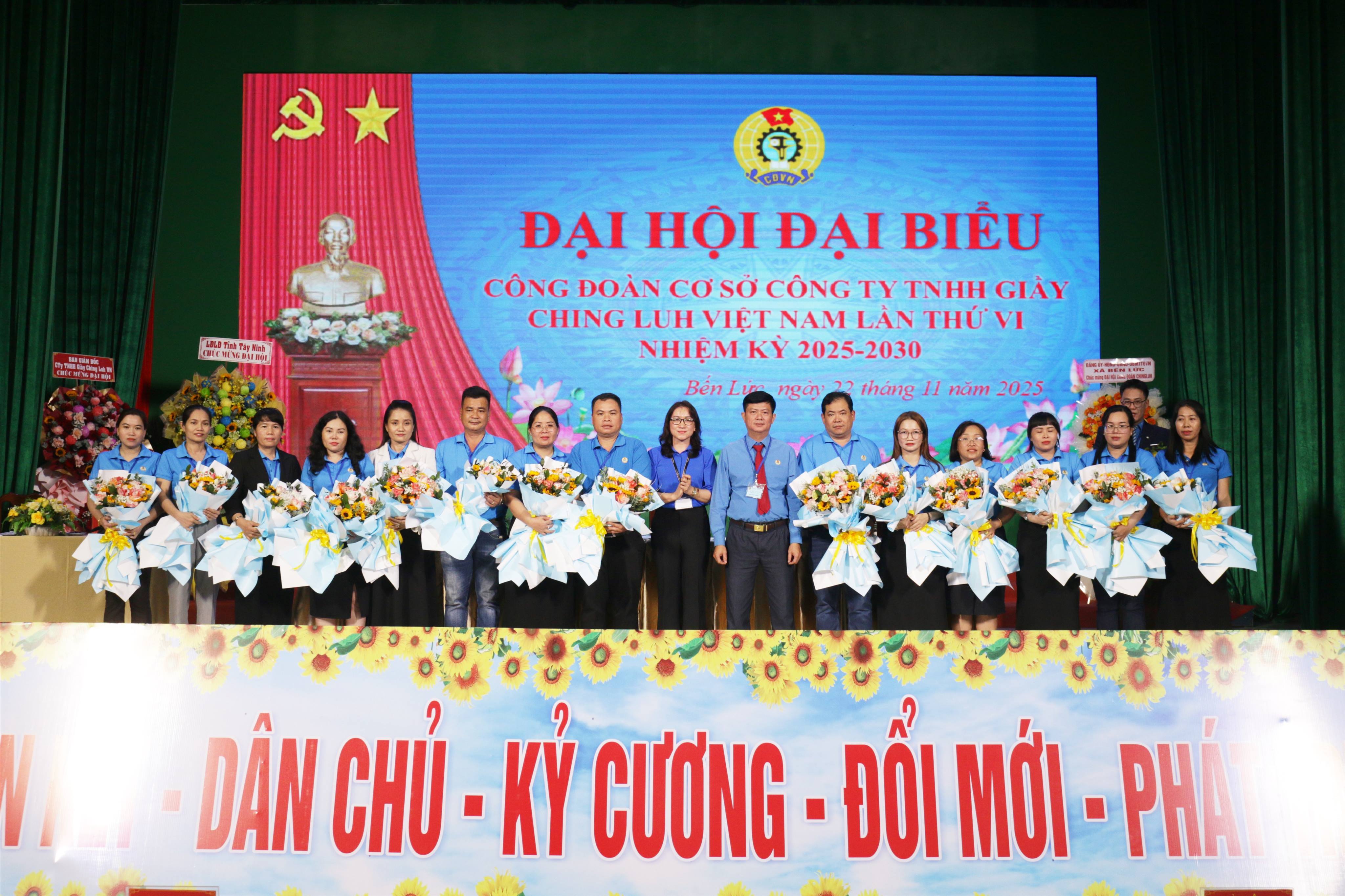 ĐẠI HỘI CÔNG ĐOÀN CƠ SỞ CÔNG TY TNHH GIẦY CHING LUH VIỆT NAM LẦN THỨ VI ...