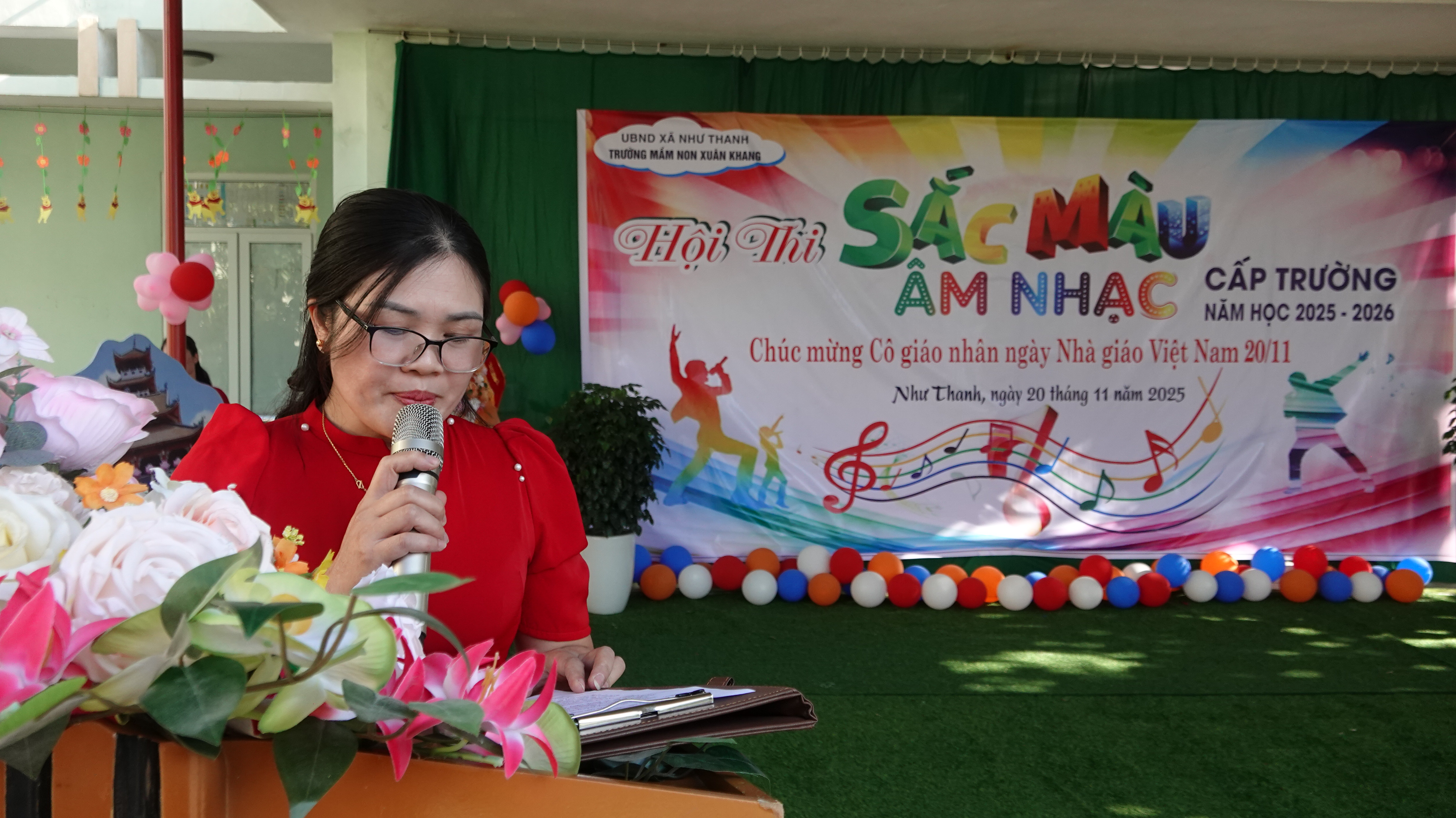 Trường Mầm non Xuân Khang tổ chức Hội thi “Sắc màu âm nhạc” chào mừng Ngày Nhà giáo Việt Nam 20/11