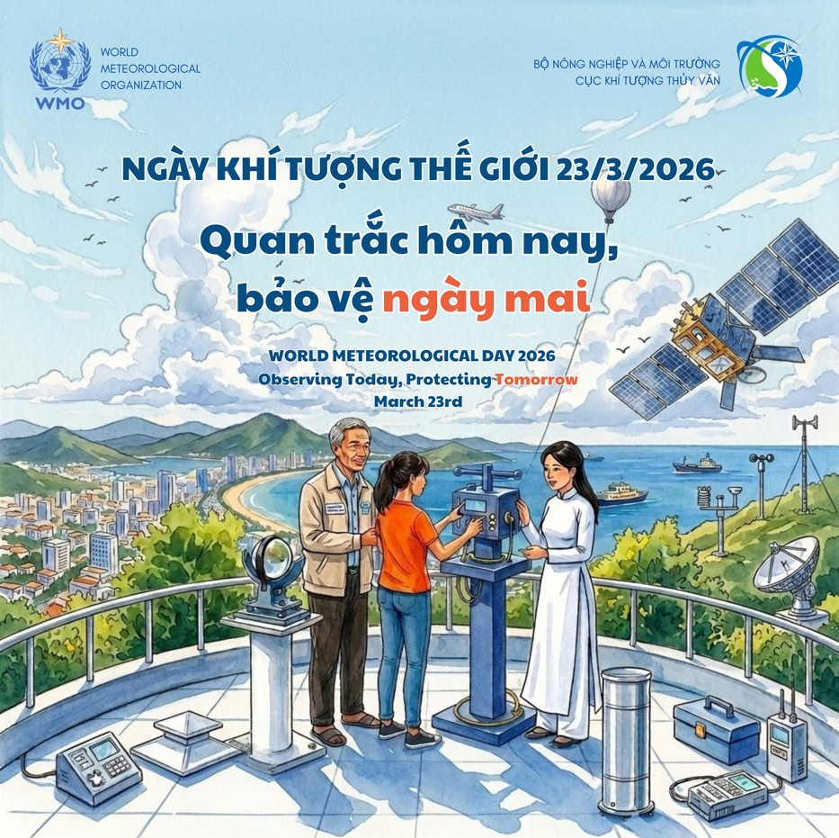 Ngày Khí tượng thế giới 23/3/2026 “Observing Today, Protecting Tomorrow ...