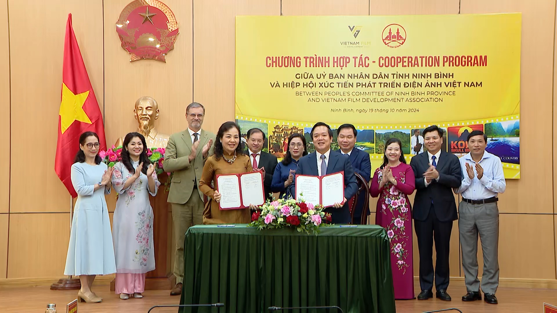 UBND tỉnh Ninh Bình và Hiệp hội Xúc tiến phát triển Điện ảnh Việt Nam ...