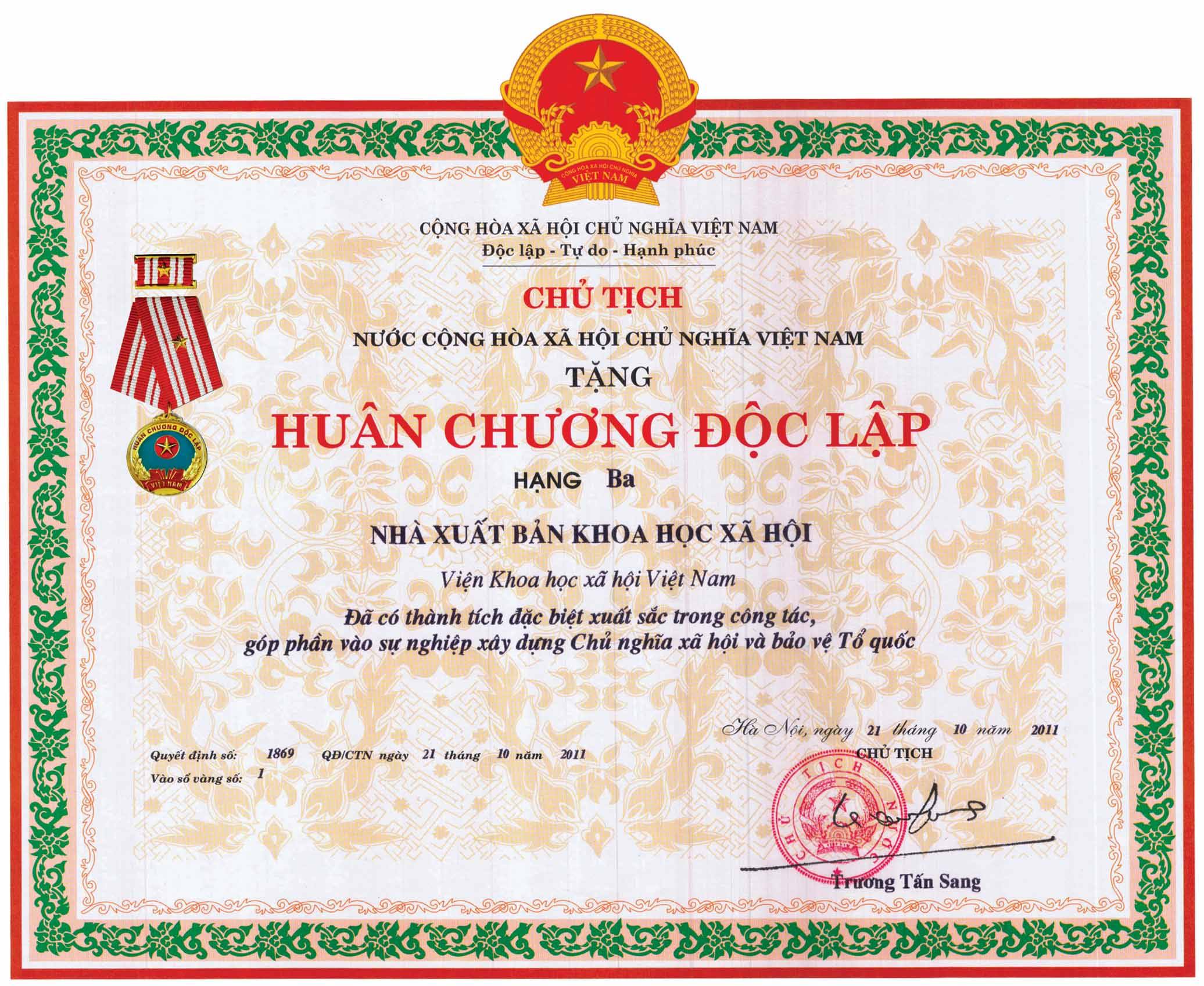 Thư của Tổng Bí thư, Chủ tịch Nước gửi nhân kỷ niệm 25 năm “Ngày Gia ...